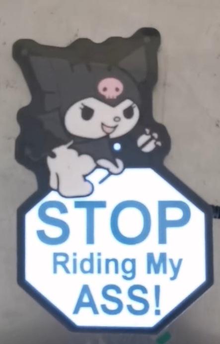 Kuromi Sanrio LED Car DECAL - Etsy