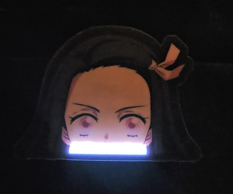 Nezuko LED Car DECAL - Etsy
