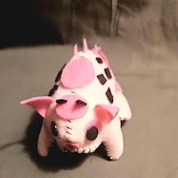 Fat Nuggets Crochet Pattern, Hazbin Hotel, Angel Dust Pig, Fat Nuggets ...