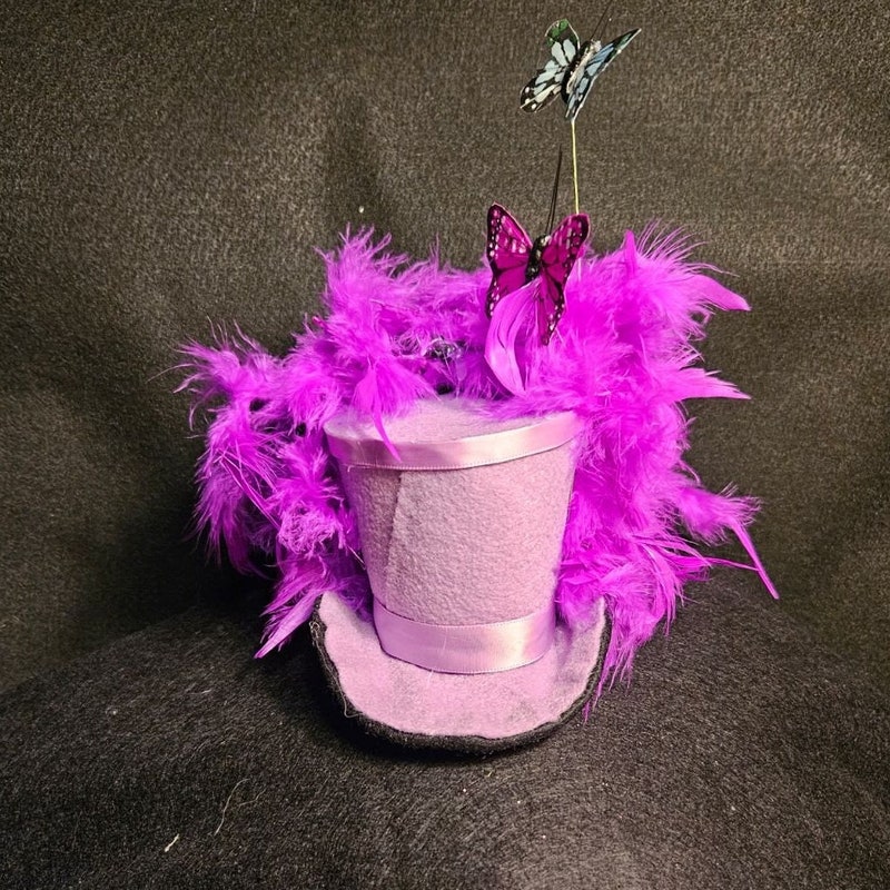 Purple Mini Top Hat - Etsy