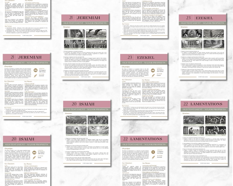 Major Prophets Bible Study Bundle: Old Testament Summary (digital ...