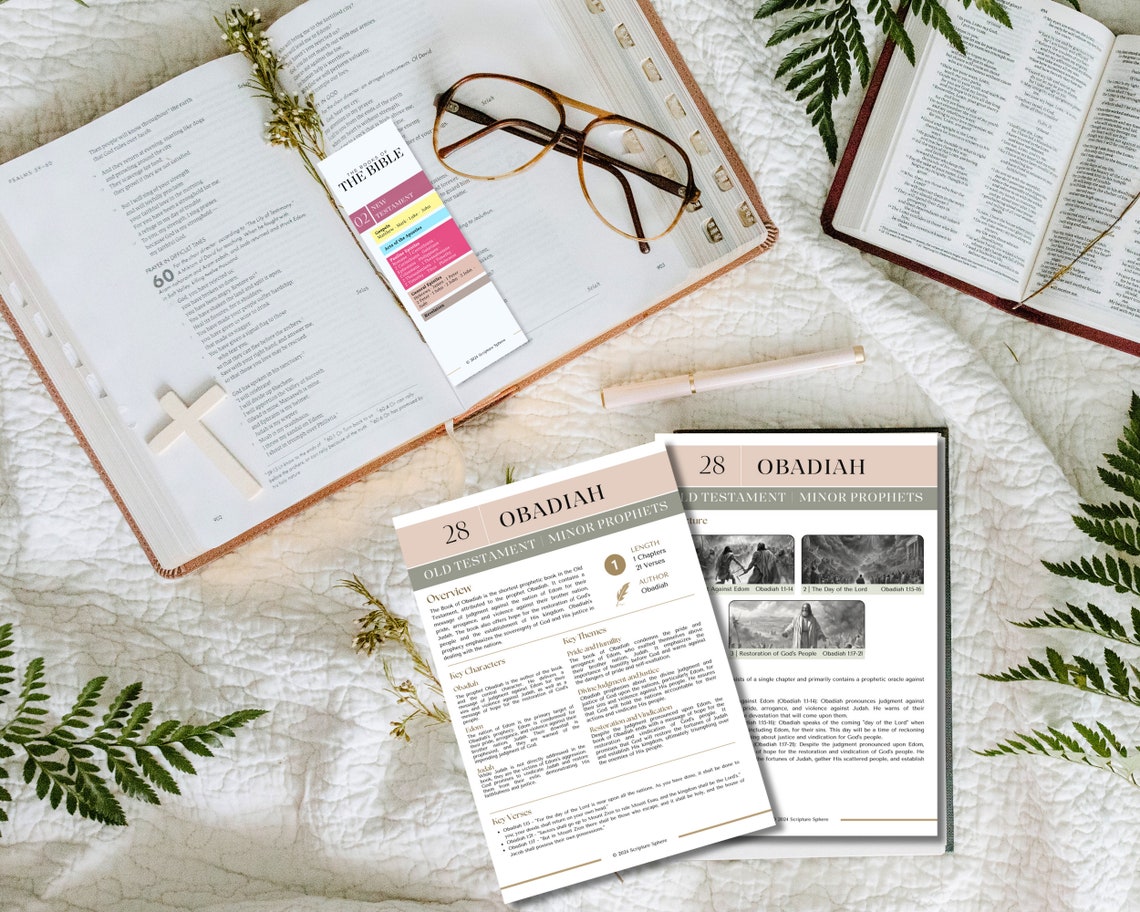 Minor Prophets Bible Study Bundle Printable Cheat Sheet | Old Testament ...