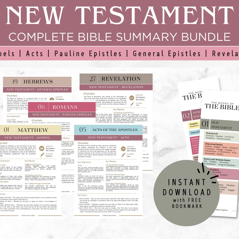 Bible Study Guide - Etsy