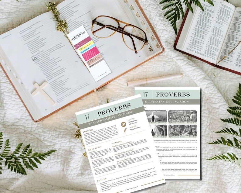 Proverbs Bible Summary Printable Sheet Old Testament Summary Christian ...