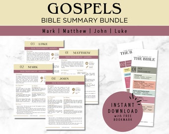 Minor Prophets Bible Study Bundle Printable Cheat Sheet | Old Testament ...