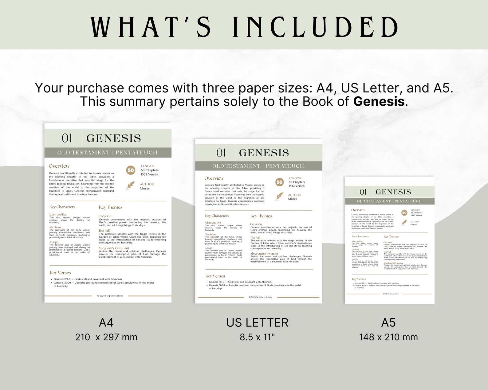 Genesis Bible Study Printable Cheat Sheet | Old Testament Summary ...