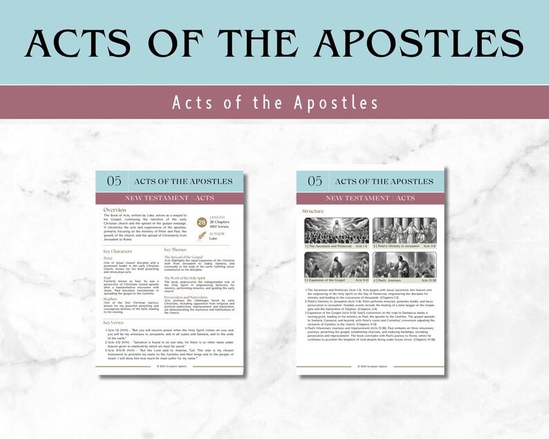 New Testament Bible Overview PDF | 27 Books Study Guide Printable ...