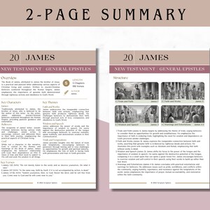 James Bible Study Printable Cheat Sheet | Bible Summary | Christian ...