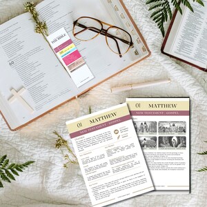 Gospels Bible Study Bundle Printable Cheat Sheet | New Testament ...