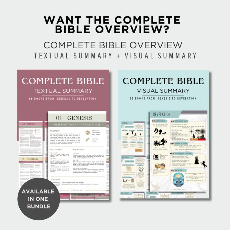 Illustrated Bible Study Guide PDF | Entire Bible Made Simple | 66 Books ...