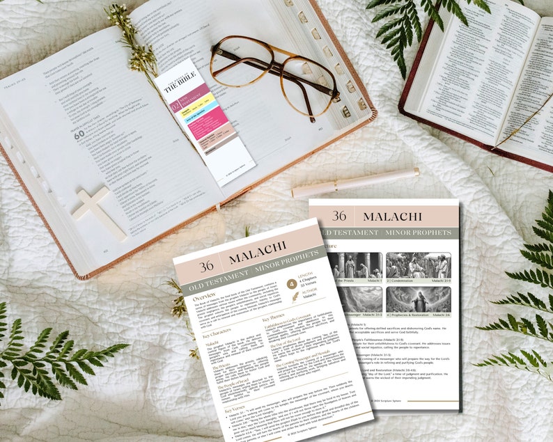 Malachi Bible Summary Printable Sheet | Old Testament Summary ...
