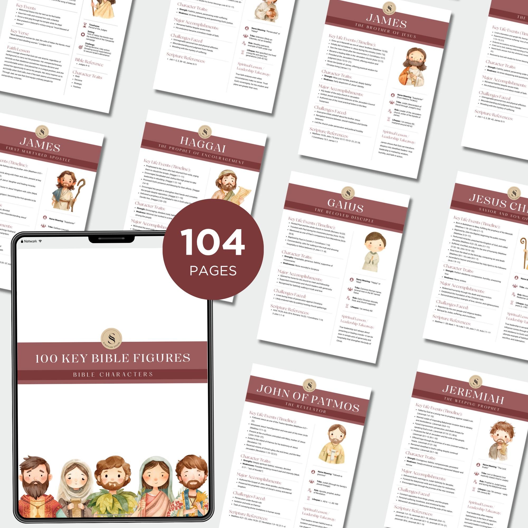 Bible Characters Collection | Bible Study Bundle: Leaders + Women of ...