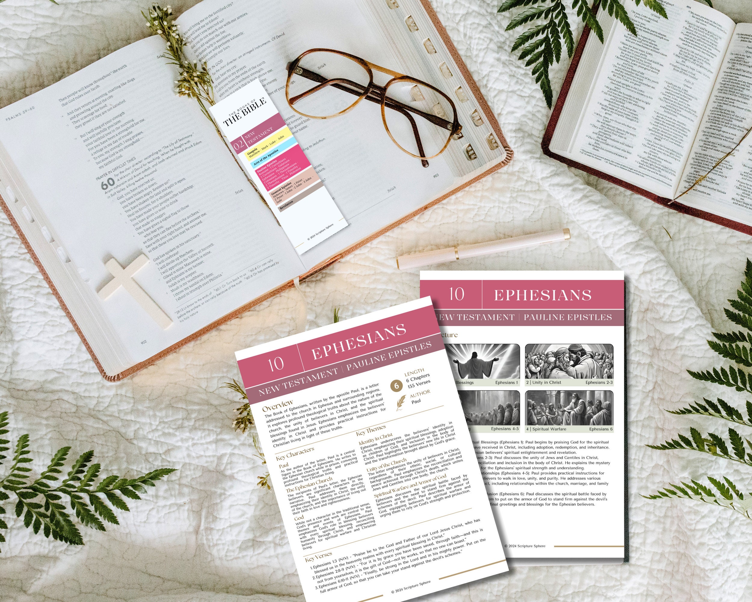 Ephesians Bible Study Printable Cheat Sheet | Bible Summary | Christian ...