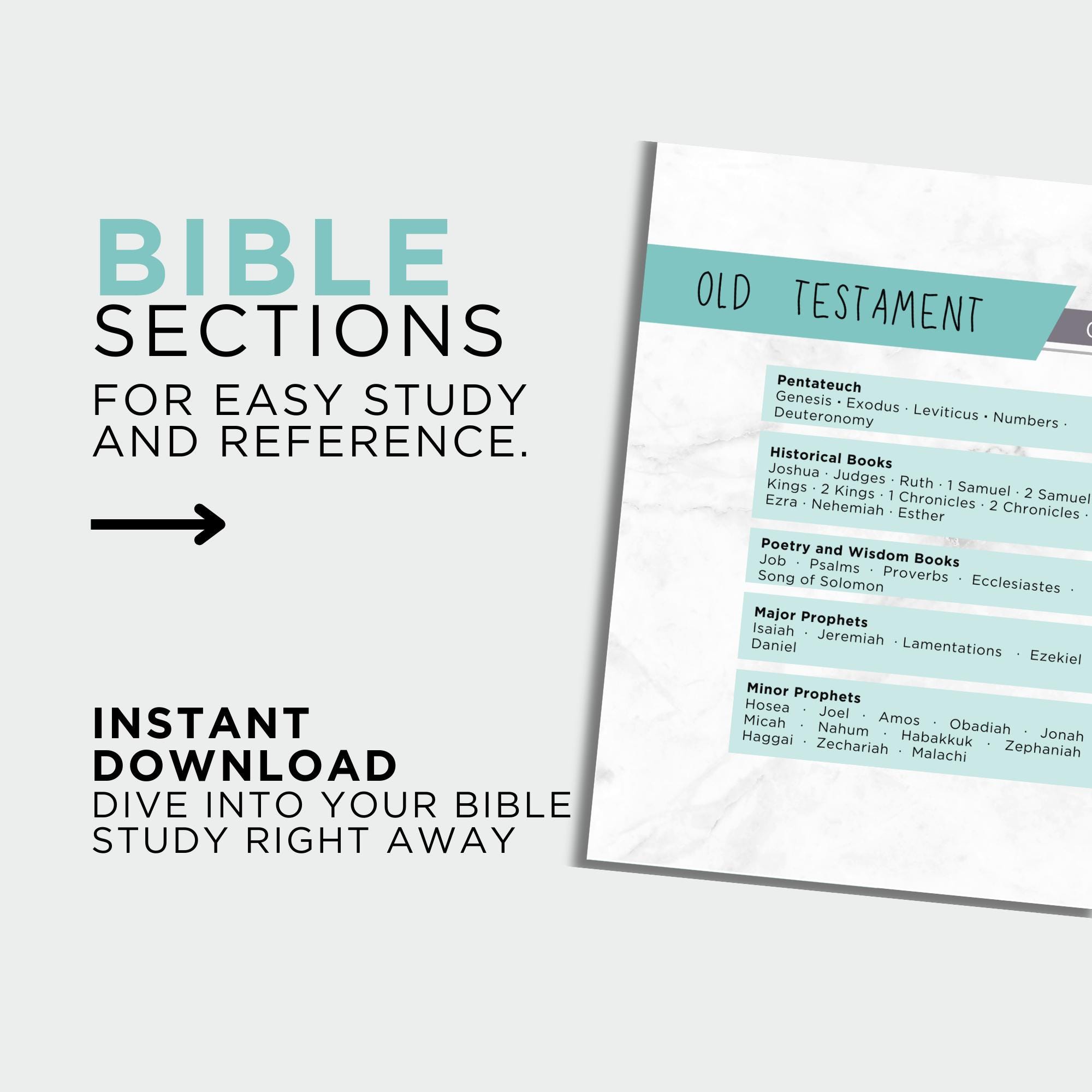 Illustrated Bible Study Guide PDF | Entire Bible Made Simple | 66 Books ...