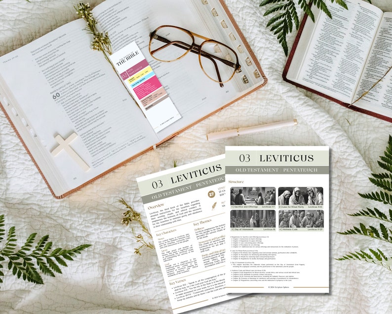 Leviticus Bible Study Printable Cheat Sheet | Old Testament Summary ...