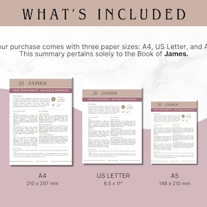 James Bible Study Printable Cheat Sheet | Bible Summary | Christian ...