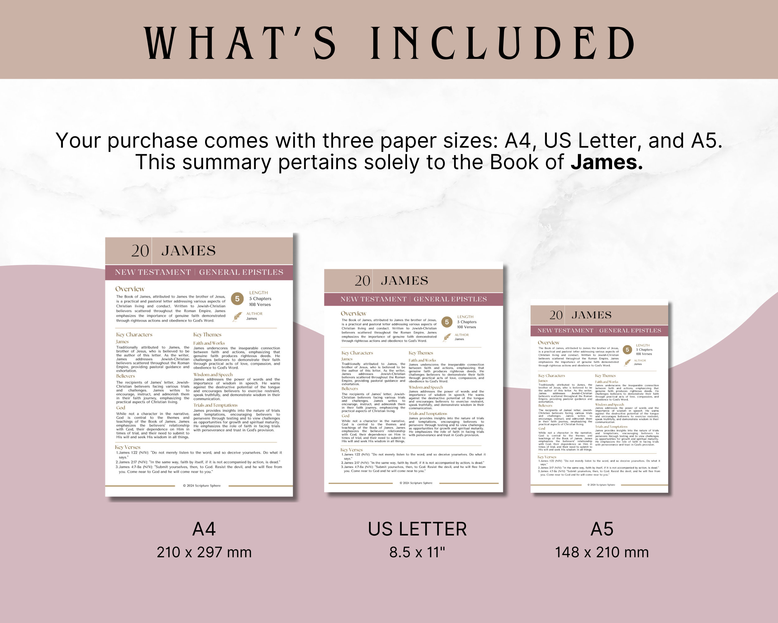 James Bible Study Printable Cheat Sheet | Bible Summary | Christian ...