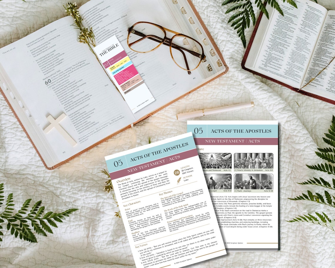 Acts of the Apostles Bible Study Cheat Sheet (digital Download) - Etsy