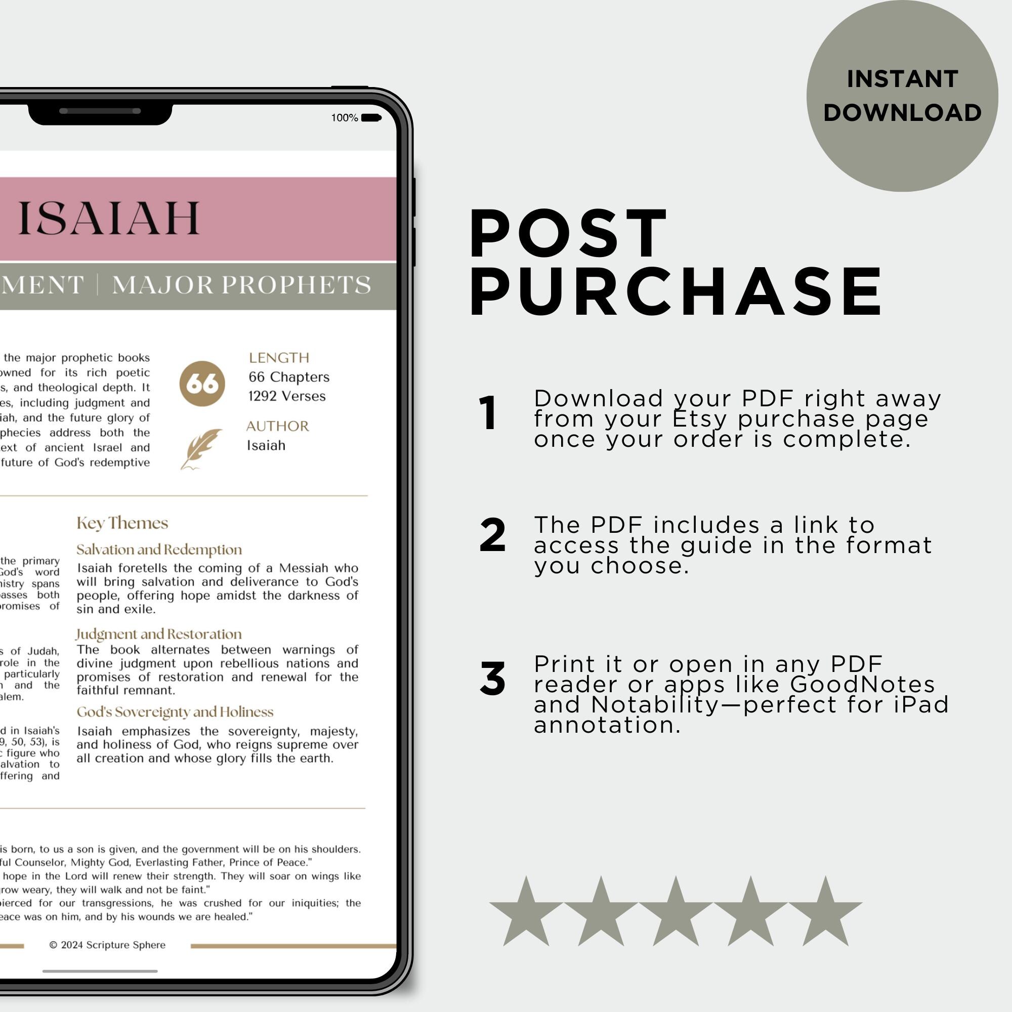 Major Prophets Bible Study Guide PDF | Isaiah to Daniel Summary Notes ...