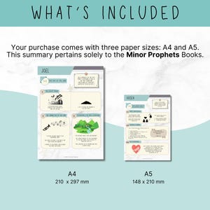 Illustrated Minor Prophets Books Bible Study Cheat Sheet | Bible Made ...