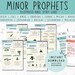 Illustrated Minor Prophets Books Bible Study Cheat Sheet | Bible Made ...