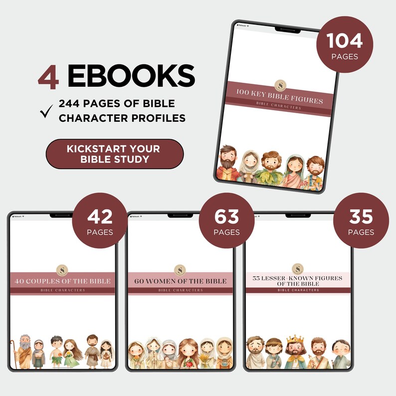 Bible Characters Collection | Bible Study Bundle: Leaders + Women of ...