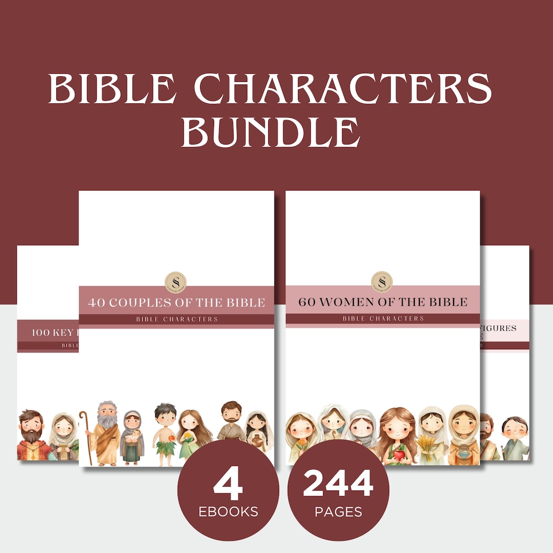 Bible Characters Collection | Bible Study Bundle: Leaders + Women of ...