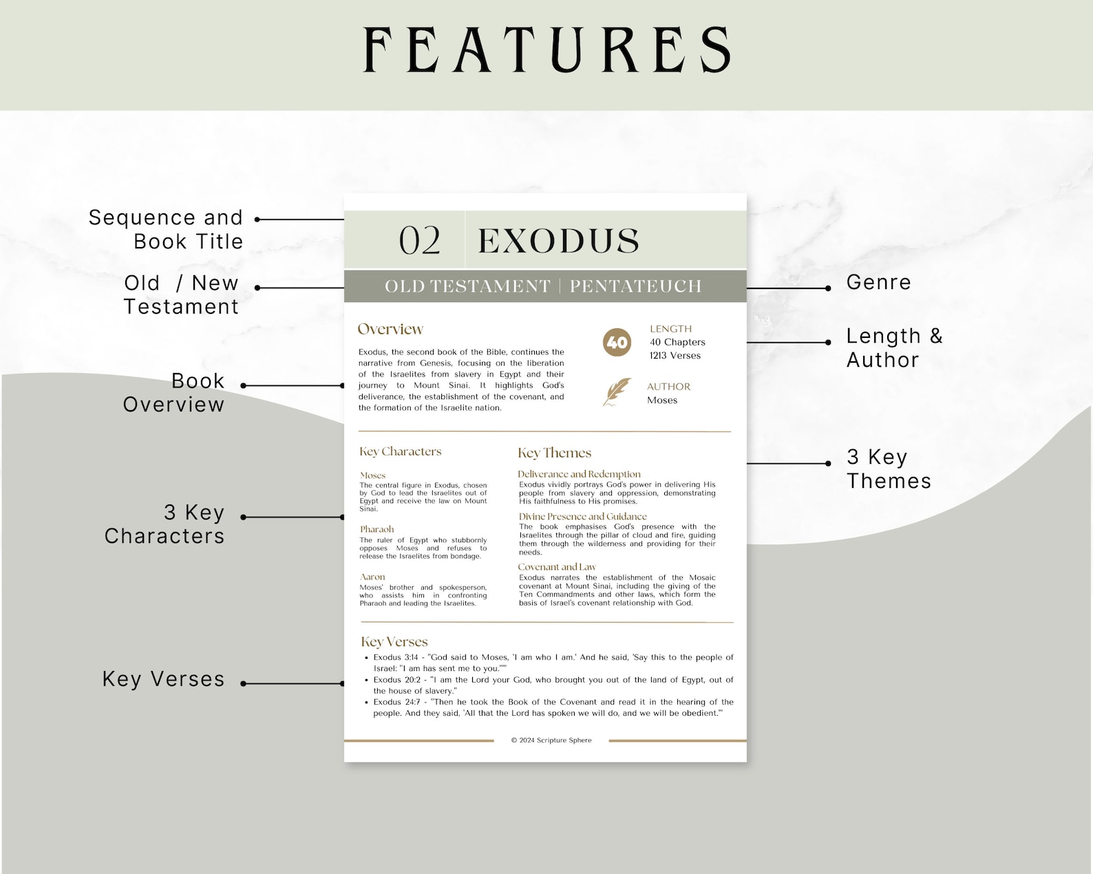 Exodus Bible Study Printable Cheat Sheet | Old Testament Summary ...