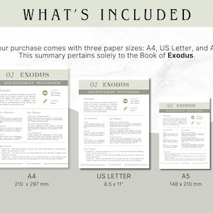 Exodus Bible Study Printable Cheat Sheet | Old Testament Summary ...