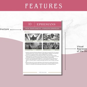 Ephesians Bible Study Printable Cheat Sheet | Bible Summary | Christian ...