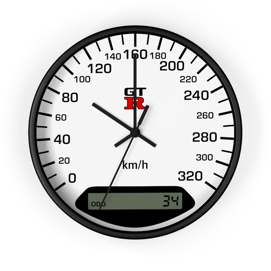 Nissan Inspired Skyline GT-R R34 Speedometer Design Wall Clock - Etsy