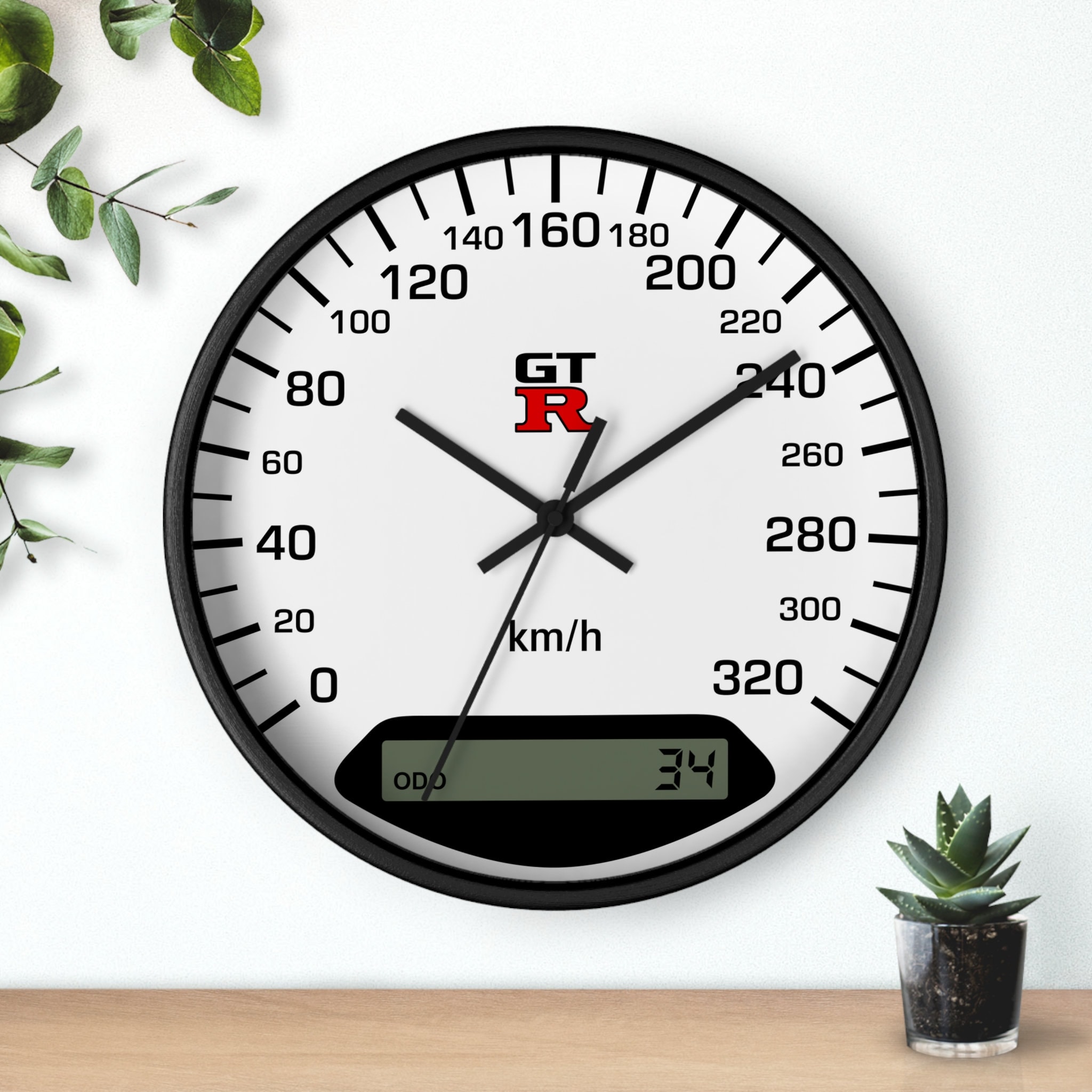 Nissan Inspired Skyline GT-R R34 Speedometer Design Wall Clock - Etsy
