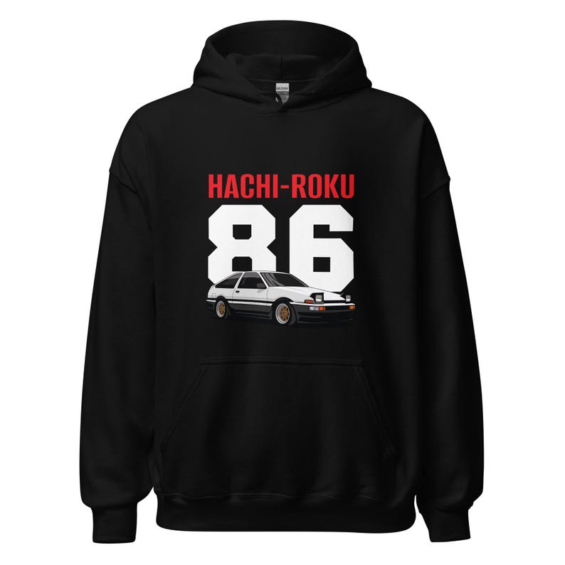 Hachi Roku Trueno AE86 Corolla Initial-d Anime Unisex Hoodie - Gift for ...