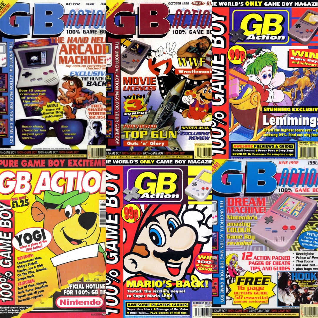 Complete GB Action Magazine (41 Issues) PDF - Etsy