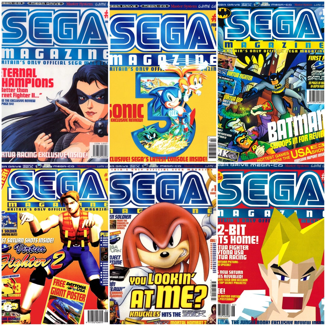 Complete Sega Magazine (22 Issues) PDF - Etsy
