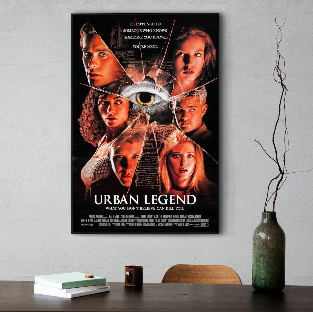Urban Legend Movie Poster, High Quality Canvas Poster, Holiday Gifts - Etsy