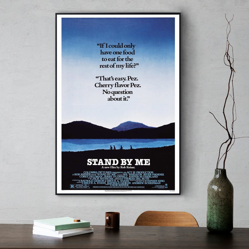 Stand by Me Movie Poster, High Quality Canvas Poster, Holiday Gifts - Etsy