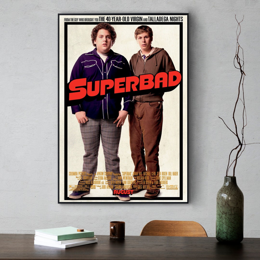 Superbad Movie Poster, High Quality Canvas Poster, Holiday Gifts - Etsy