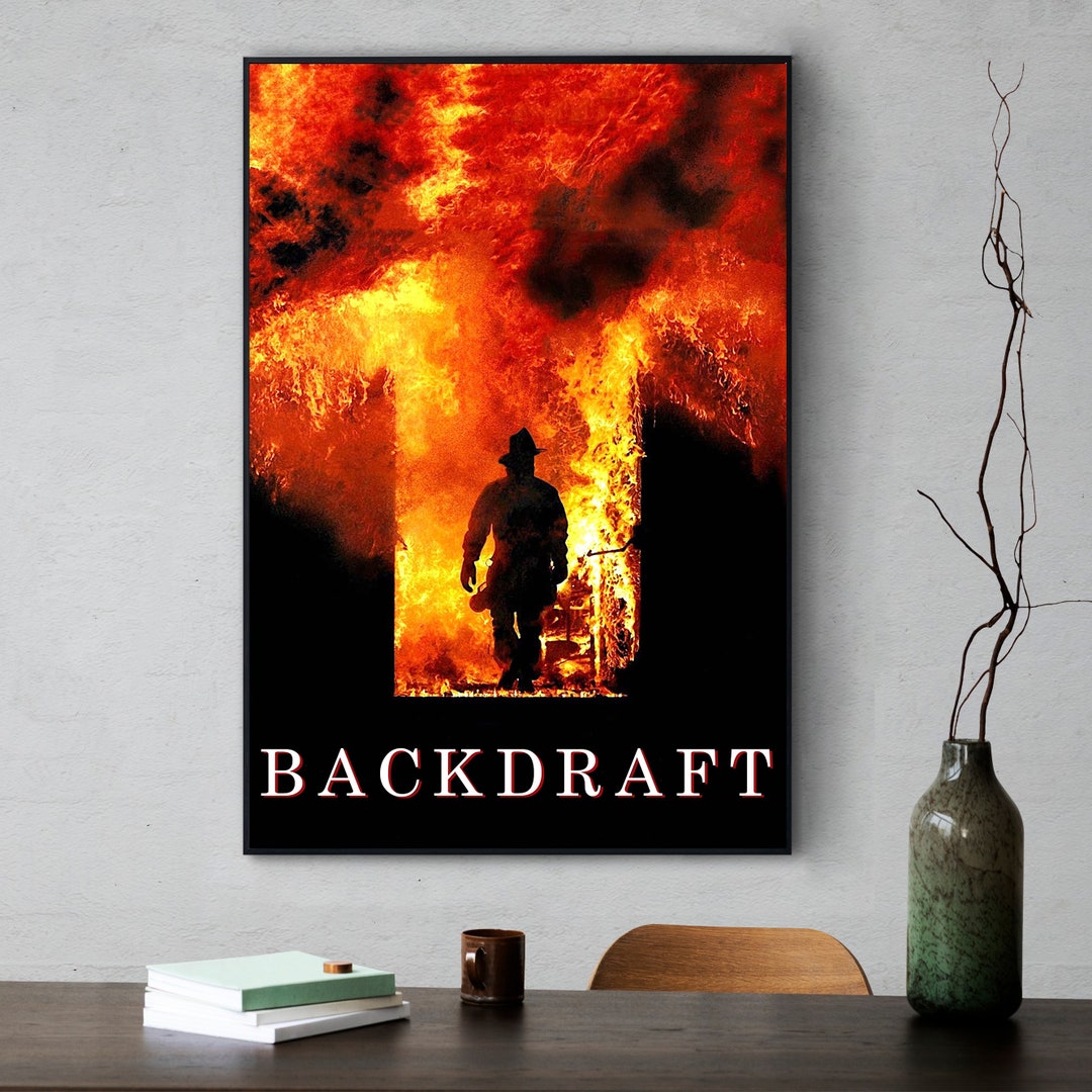 Backdraft Movie Poster, High Quality Canvas Poster, Holiday Gifts - Etsy