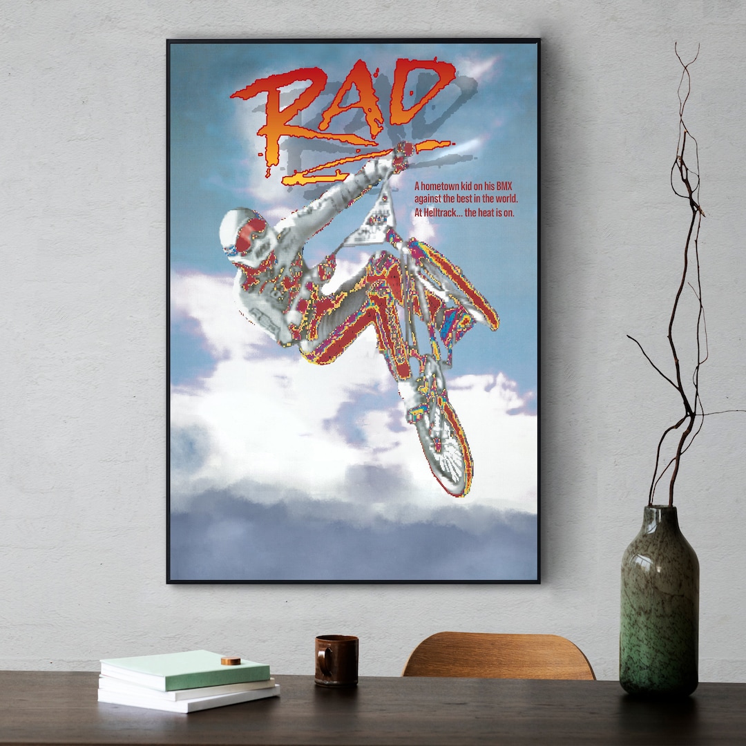 Rad Movie Poster, High Quality Canvas Poster, Holiday Gifts - Etsy