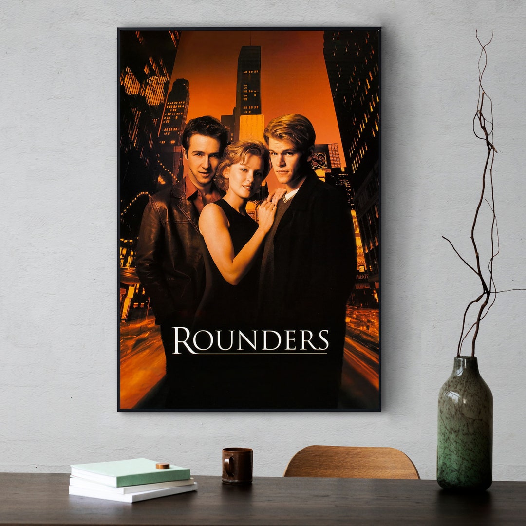 Rounders Movie Poster, High Quality Canvas Poster, Holiday Gifts - Etsy