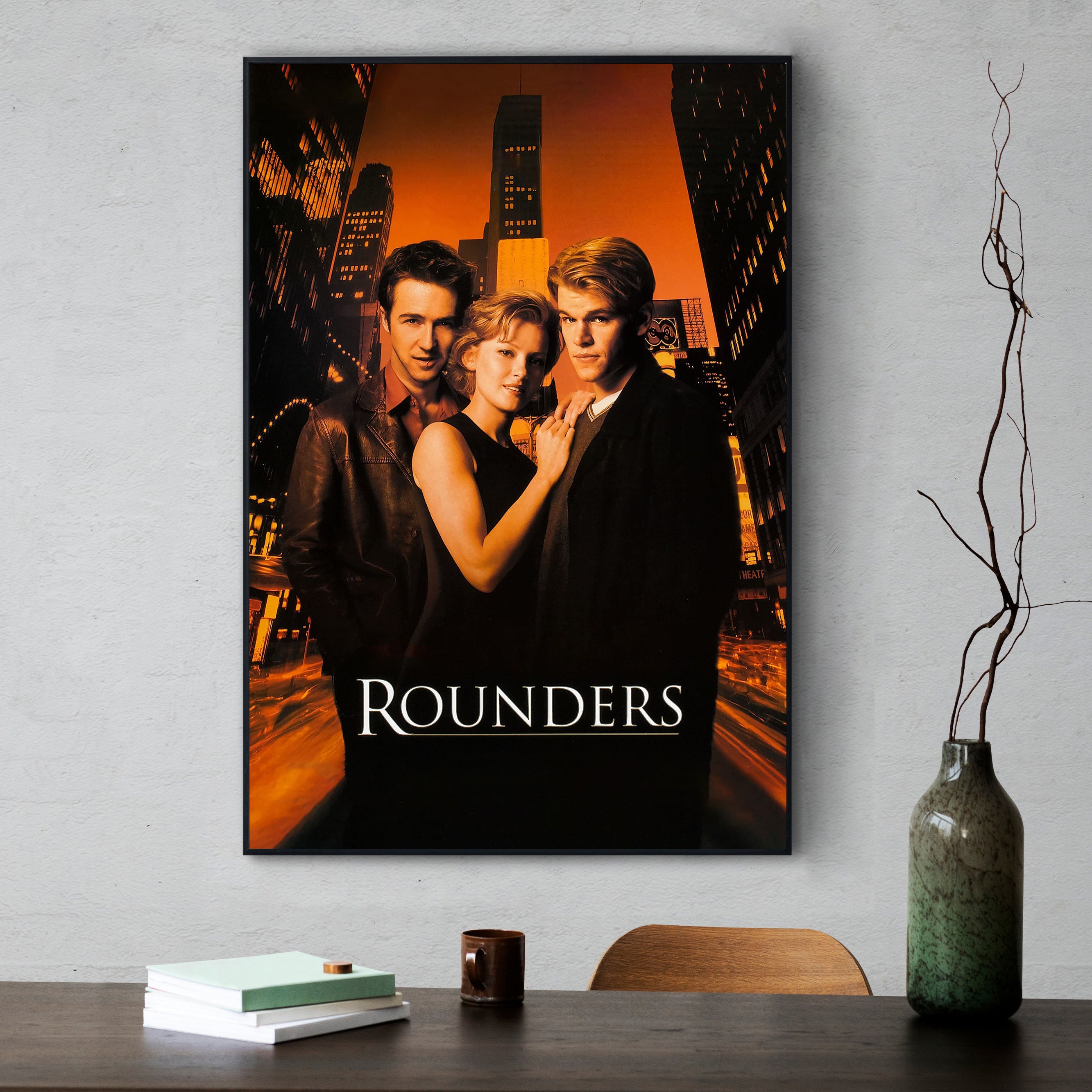 Rounders Movie Poster, High Quality Canvas Poster, Holiday Gifts - Etsy