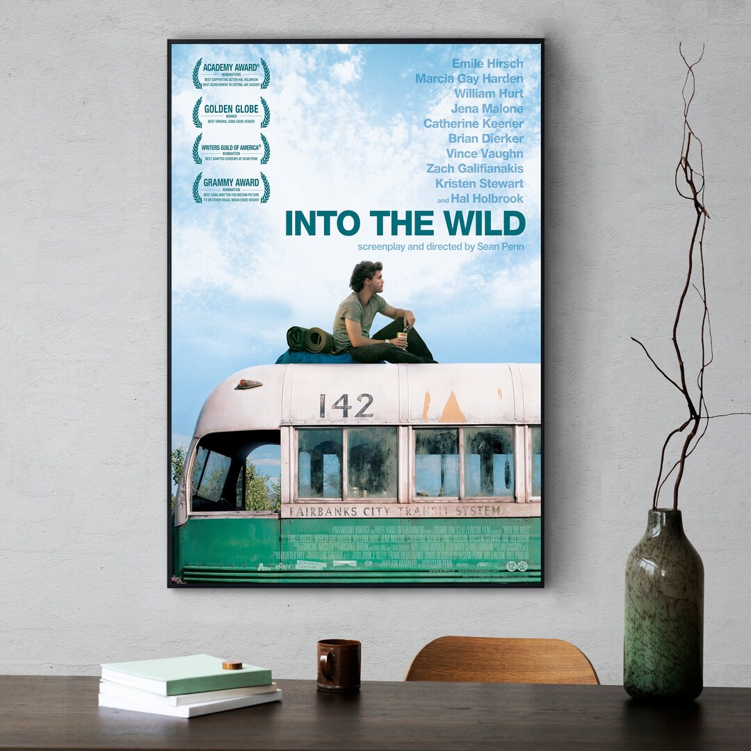 Into the Wild Movie Poster, High Quality Canvas Poster, Holiday Gifts ...