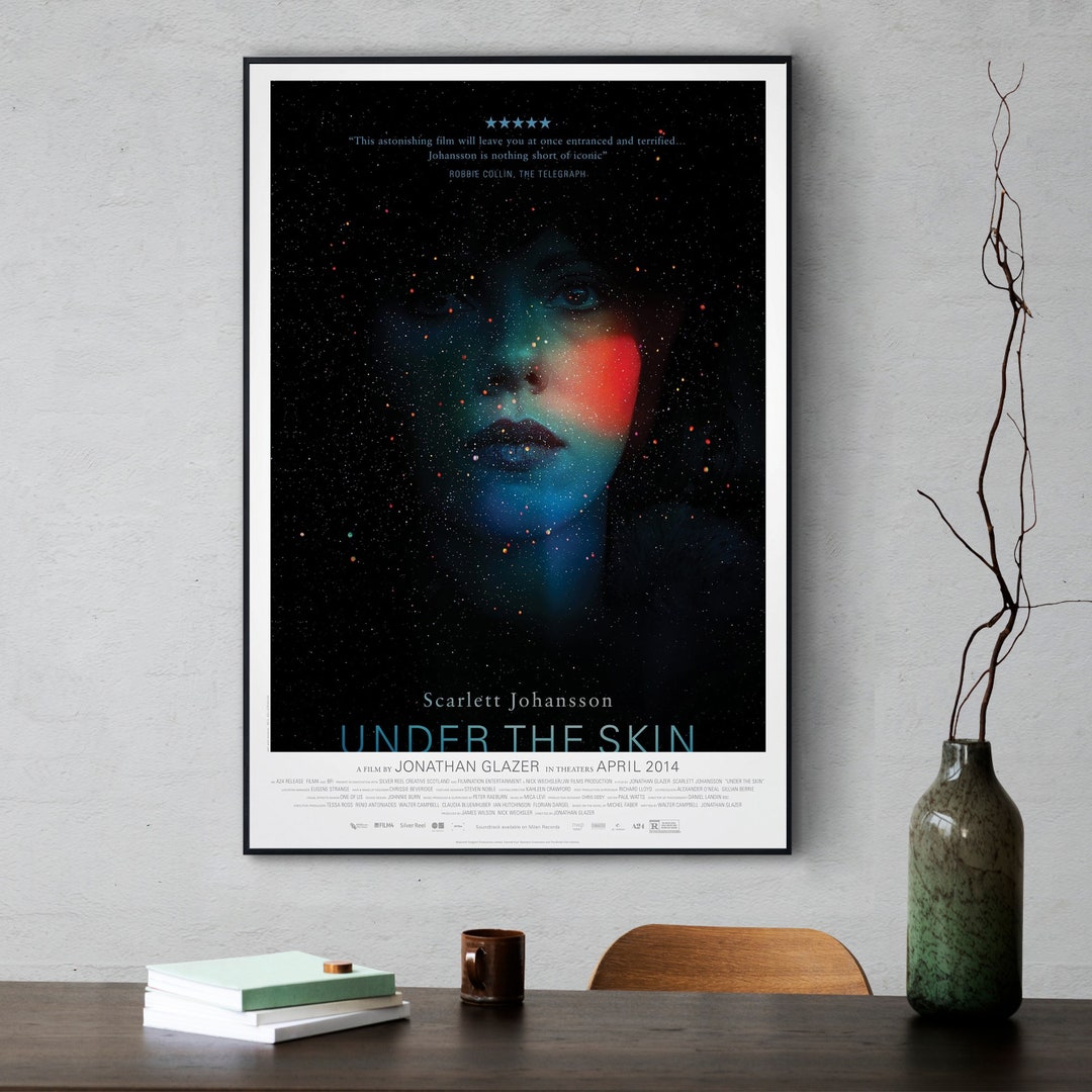 Under the Skin Movie Poster, High Quality Canvas Poster, Holiday Gifts ...