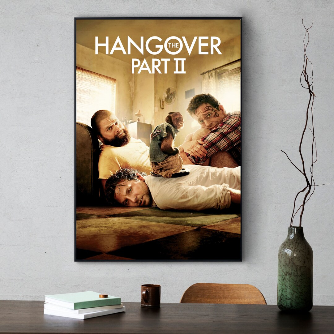 The Hangover II Movie Poster, High Quality Canvas Poster, Holiday Gifts ...
