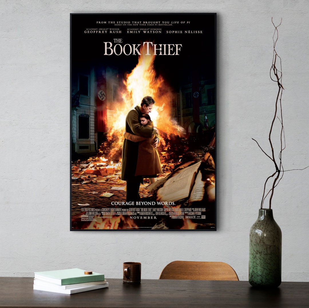 The Book Thief Movie Poster, High Quality Canvas Poster, Holiday Gifts ...