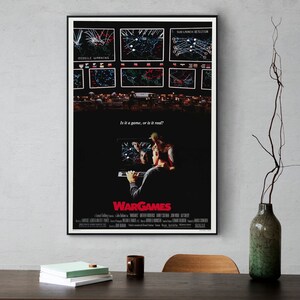War Games Movie Poster, High Quality Canvas Poster, Holiday Gifts - Etsy