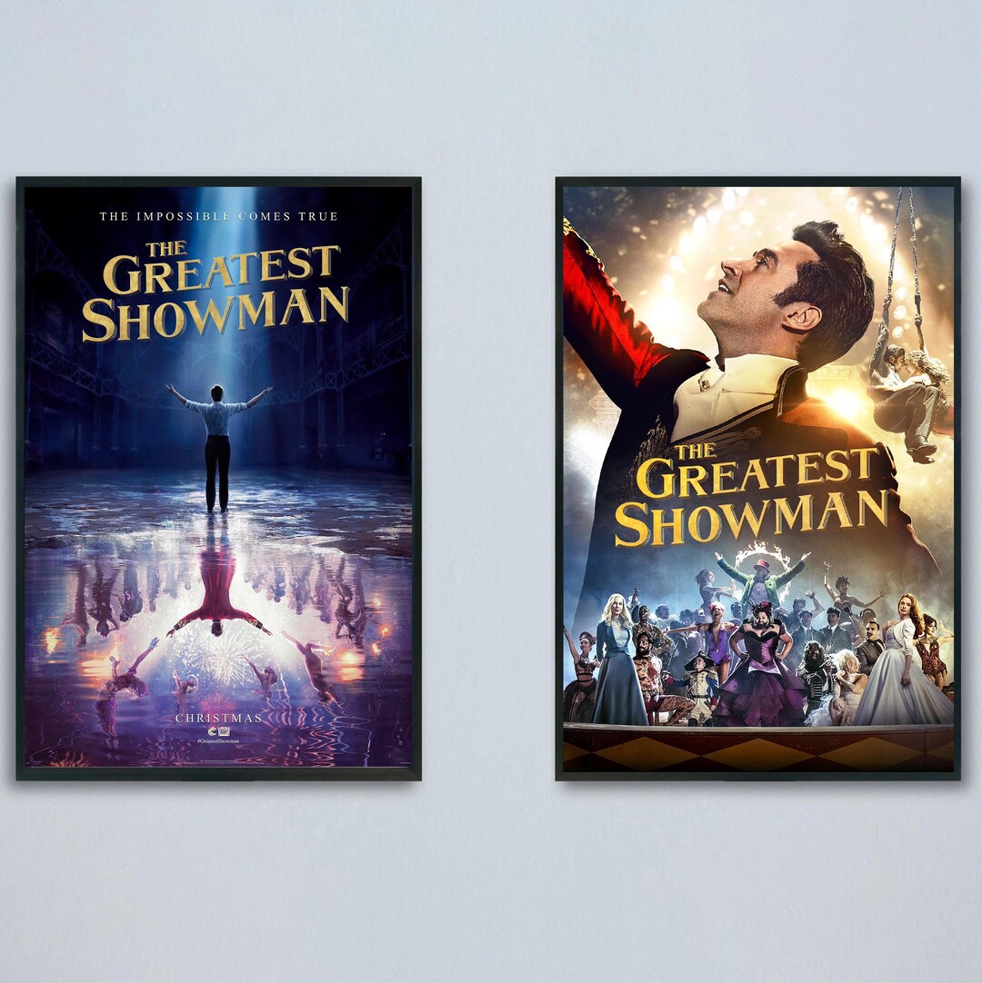 The Greatest Showman Movie Poster, High Quality Canvas Poster, Holiday ...