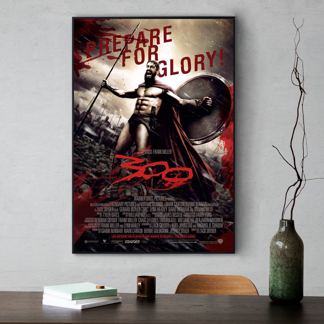300 Movie Poster, High Quality Canvas Poster, Holiday Gifts - Etsy