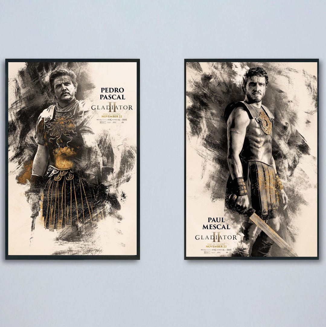 Gladiator II Movie Poster, High Quality Canvas Poster, Holiday Gifts - Etsy
